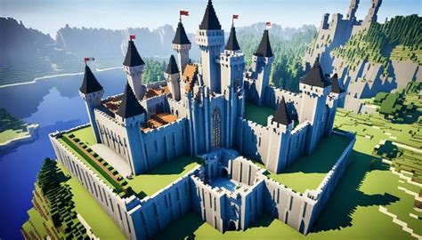 Minecraft Medieval Castle Build Minecraft Plains Castle Minecraft