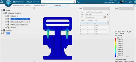Static Structural Analysis Of Buckle Clip Simulia Championxperience