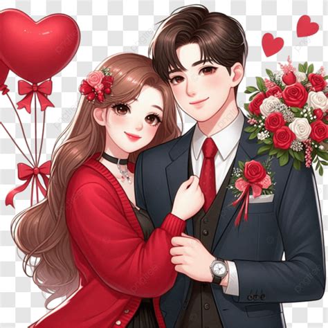 커플 사랑의 날 이미지 커플 사랑의 날 이미지 커플 발렌타인 데이 Png 일러스트 및 이미지 에 대한 무료 다운로드
