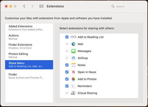 Can I Customize The “share” Menu On My Mac System