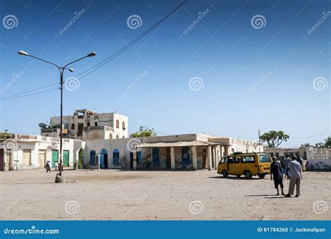 Local Architecture Street In Central Massawa Old Town Eritrea Editorial Image Image Of Styled
