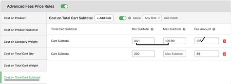 How To Charge Woocommerce Extra Fees Based On Total Cart Subtotal Help Center
