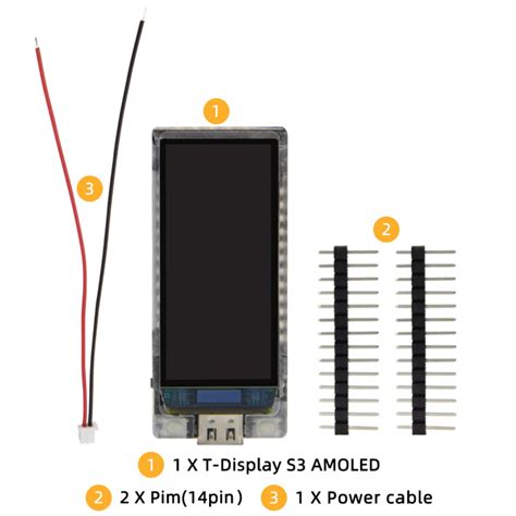 Lilygo Amoled T Display S3 Esp32 S3 Mit 19 Inch Display Bastelgarage