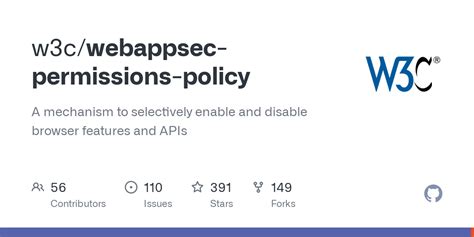 Issues · W3cwebappsec Permissions Policy · Github