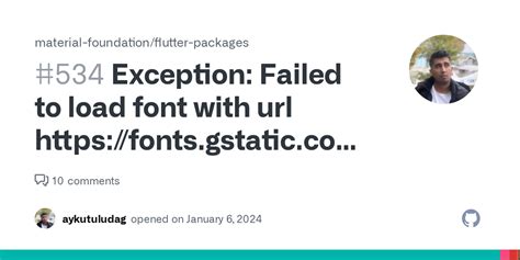Exception Failed To Load Font With Https Fonts Gstatic Google Fonts Issue