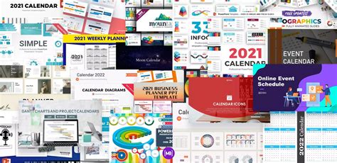 40 PowerPoint Calendar Templates For 2021 MasterBundles