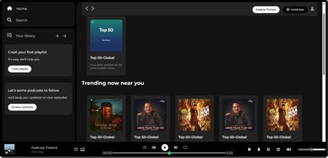 Im Building A Spotify Clone Using Html Css And Bootstrap The Goal