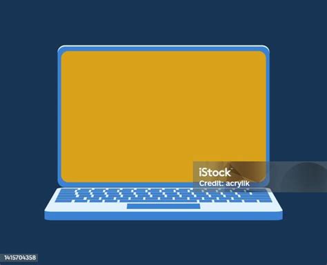 정면보기 벡터의 3d 노트북 0명에 대한 스톡 벡터 아트 및 기타 이미지 0명 개념 개념과 주제 Istock