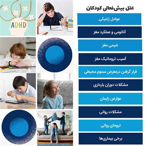علت بیش فعالی چیست؟ 10 مورد از مهم ترین دلایل Adhd گروه توانبخشی راه کمال