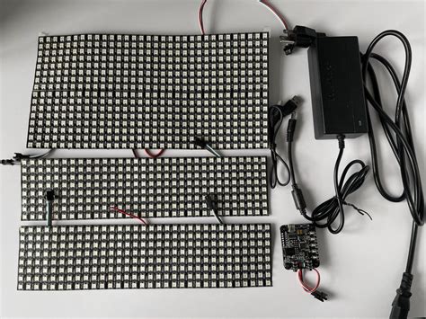 Ws2812 Flexible Fpcb Dot Matrix User Editable Animation Spectrum