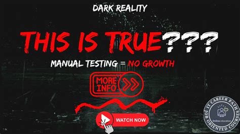 The Secrets Of Manual Tester Revealed Automation Qa Java Selenium Youtube