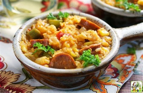 One Pot Andouille Sausage Jambalaya This Mama Cooks On A Diet