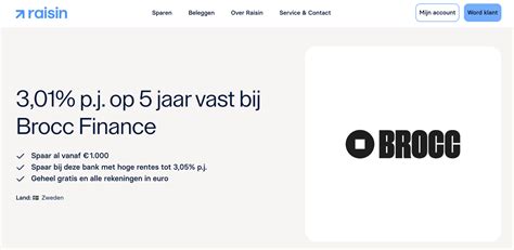 Brocc Finance Review 2025 Zweedse Depositos Tot 305 Rente Via Raisin