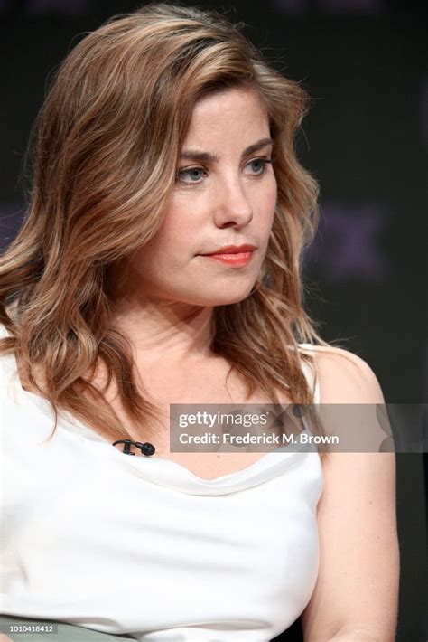 Actor Brooke Satchwell Speaks Onstage At The Mr Inbetween Panel