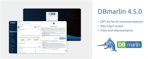 Dbmarlin 450 Adds New Login Screen And Support For Gpt 4o Dbmarlin Blog
