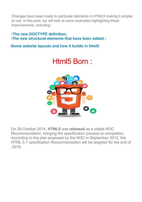 Html5 New Structural Elements Pdf