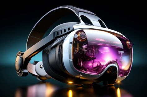 Digital Evolution Futuristic Vr Headset Becomes The Ultimate Gadget For Virtual Realities Stock