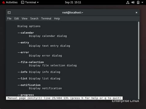 Zenity Commands In Linux