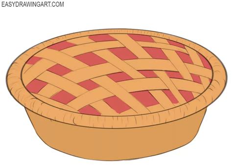 How To Draw A Pie Easy Drawing Art