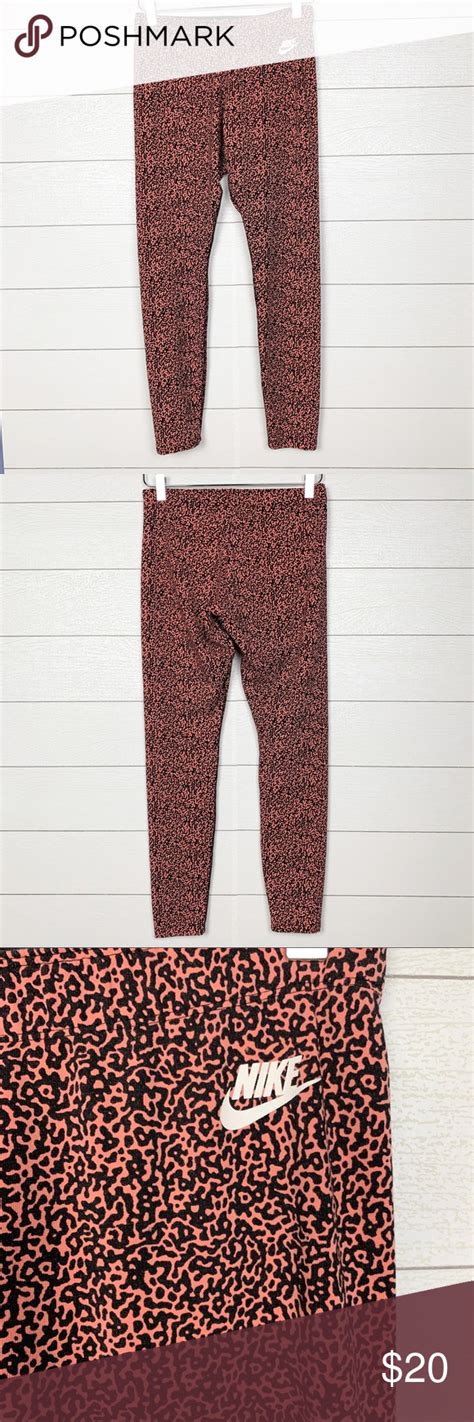Nike Leopard Print Leggings In A Size Medium Leopard Print Leggings Printed Leggings