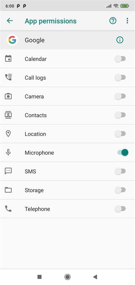 Android Speech Recognition Insufficient Permission Error Code 9