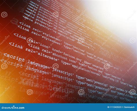 Source Code Programming Concept Stock Illustration Illustration Of