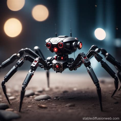 Gun Toting Spider Robot Stable Diffusion Online