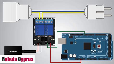 Robots Cyprus ΜΑΘΗΜΑ 3 Arduino Relay Module Robotics Tutorials Youtube