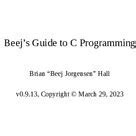 خرید و قیمت دانلود کتاب Beejs Guide to C Programming 0 9 13 A4 Two