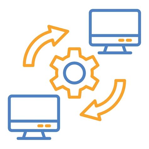 Premium Vector Synchronize Icon