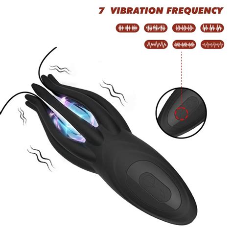 Shock Male Glans Stimulate Massagers Electric Penis Delay Trainer Toy