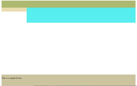 Sticky Footer At Bottom Using Css And Html Roy Tutorials