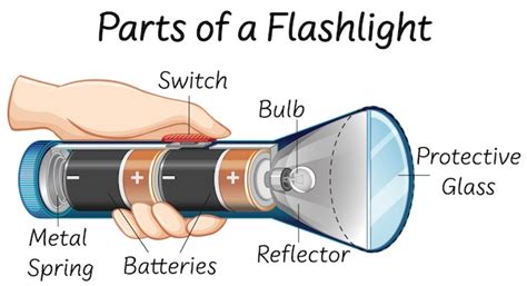 Schematic Diagram Of A Flashlight