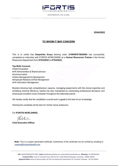 Had A Really Great Experience With Ifortis Worldwide™ 🥳🥳 Deepshika