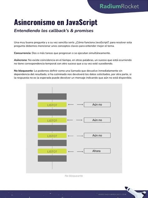 Introducción Al Asincronismo En Javascript Pdf