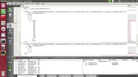 Qt Creator Debug String Show Content Stack Overflow