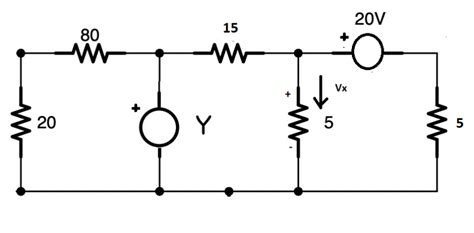 Solved Using Nodal Analysis Calculate The Value Of Vx If Chegg