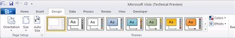 Visio 2010 Live Preview Formatting Themes Visio Guy