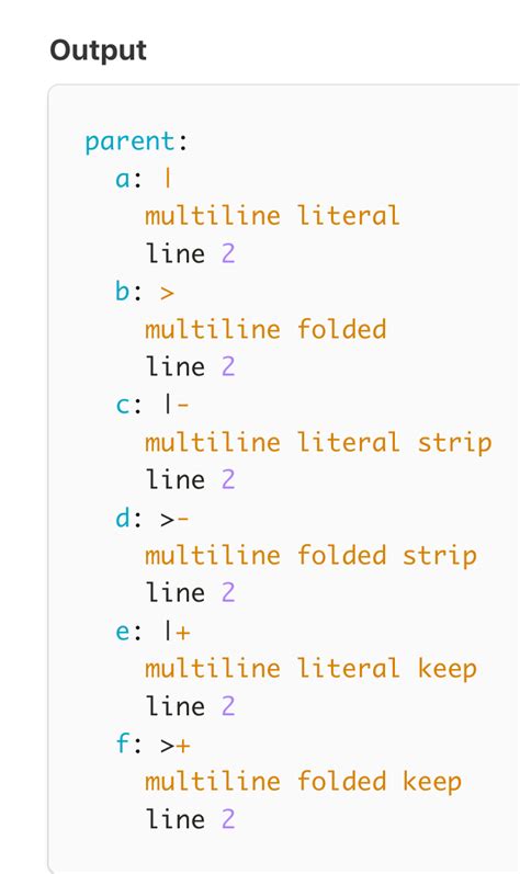 Yaml Multiline Strings Issues · Issue 391 · Alecthomaschroma · Github