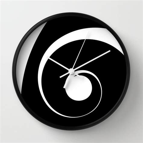 Spiral Spiral Wall Clock Clock Decor Modern Clock Design Diy Clock