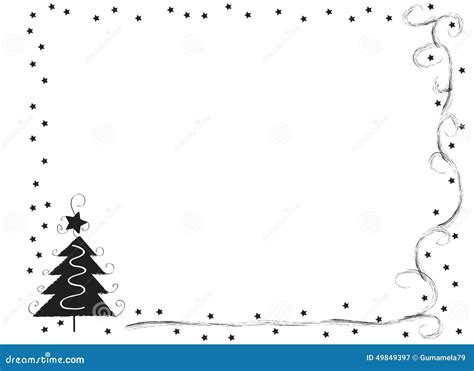 Star Clipart Black And White Border