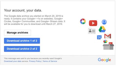 How To Archive Download Your Google Data Before It Disappears After March 31 Phandroid