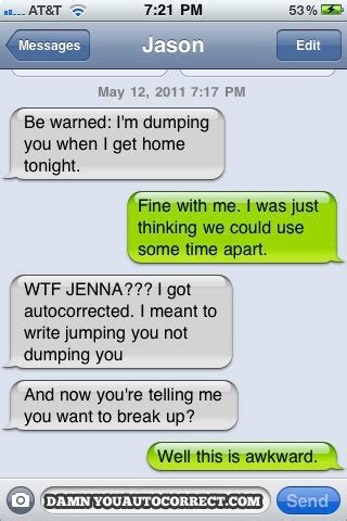 Break Up Text Message Examples