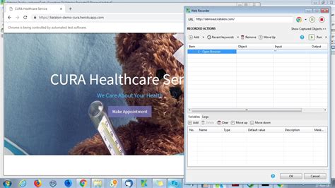 Unable To Record Steps Using Web Recorder And Unable To Capture Objects