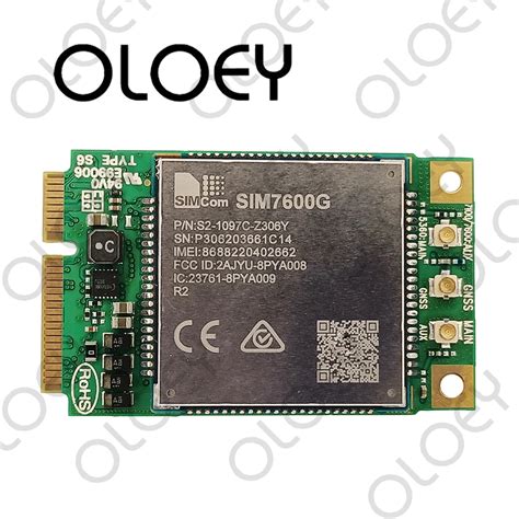 Simcom Sim7600 Sim7600g R2 미니 Pcie 4g Iot Cat4 무선 모듈 Eg25 G 호환 가능