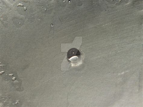 Water Drop Milliseconds Before Breaking On Impact By Trentenmarschel On