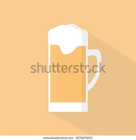 Glass Light Beer Big Glass Beer Stock Vector Royalty Free 2276470651
