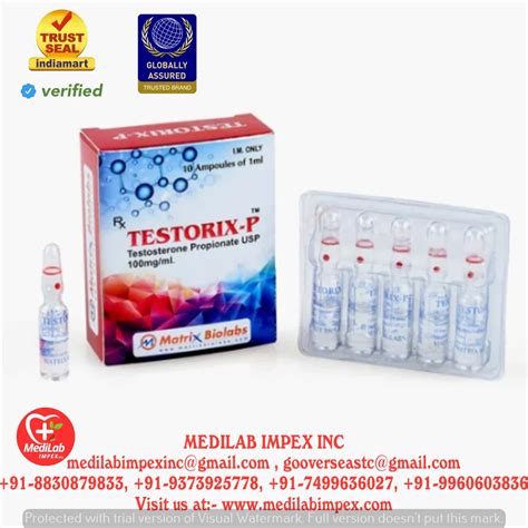 Testosterone Propionate Injection Pronorm Latest Price Manufacturers