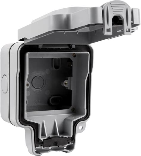 Weatherproof Empty Socket Enclosure Ip66 1 Gang Bigamart