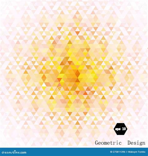 New Geometric Abstract Background Texture Pixels Cell Rhombus Vector Image Eps 10 Stock Vector